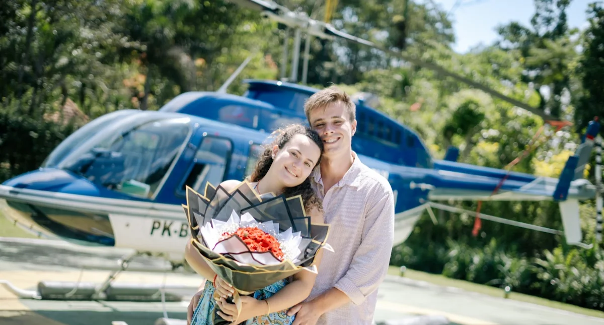 Fly Bali Sky Proposal Creates Romantic Engagement Experience | What's ...