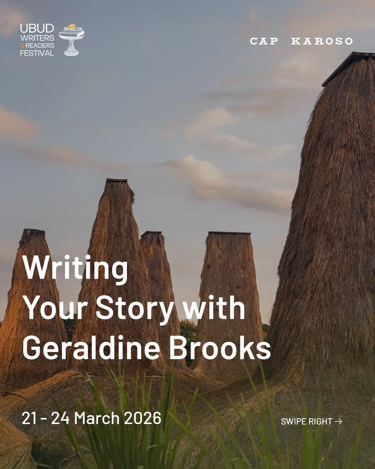 Geraldine Brooks Writing Retreat 2026 at Cap Karoso Sumba Indonesia ...