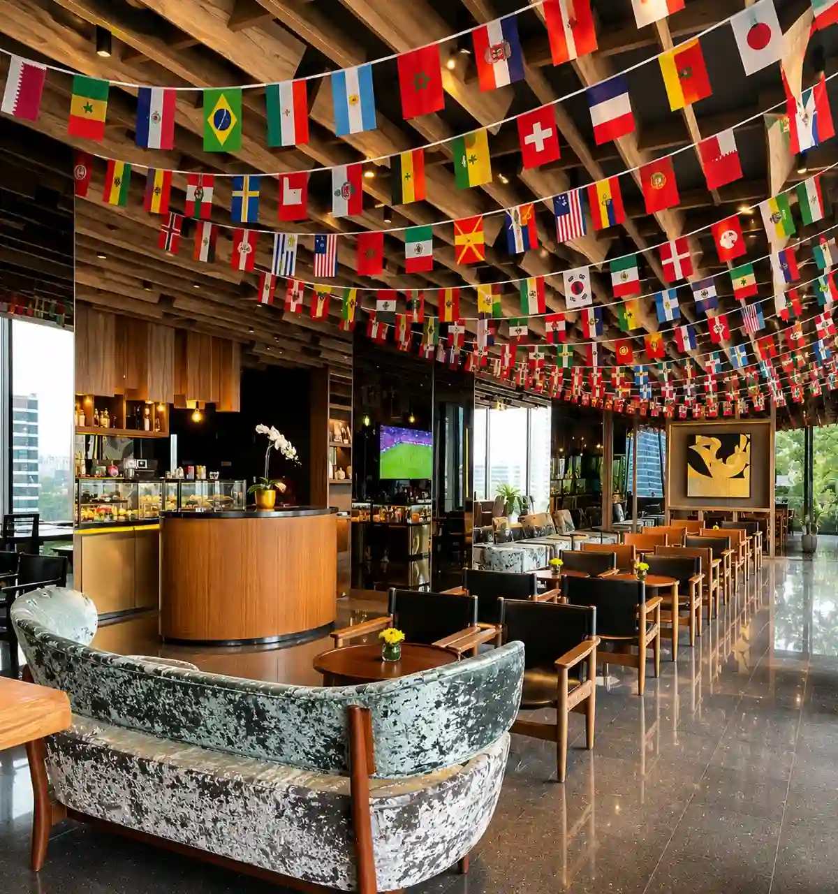 LIVE FOOTBALL SCREENING EXPERIENCE AT GRAB and GO | What's New Indonesia