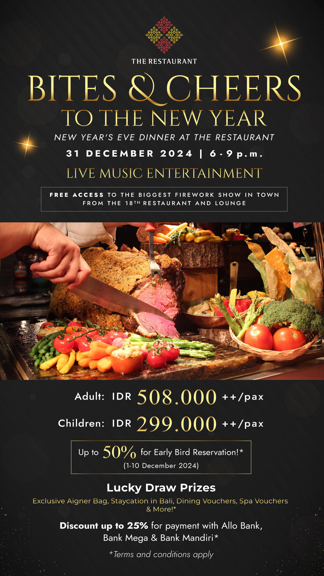 Bites & Cheers to the New Year at The Restaurant, The Trans Luxury ...