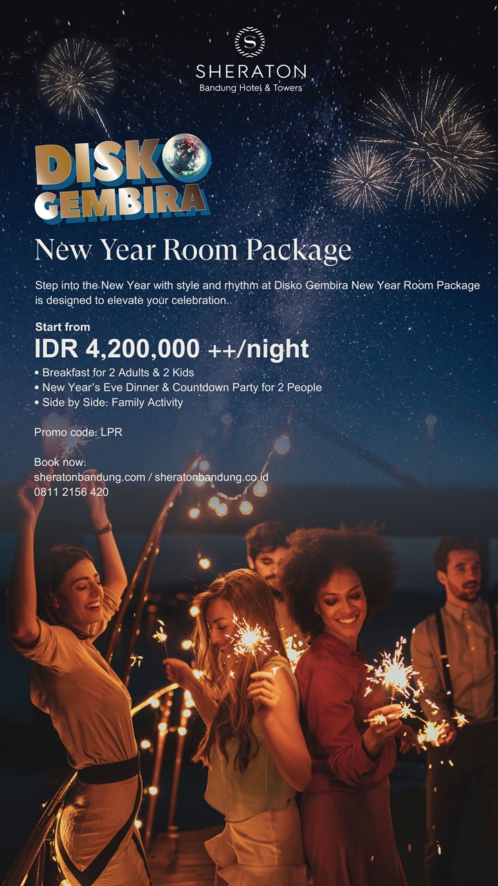 Disko Gembira New Year's Eve Package at Sheraton Bandung Hotel & Towers ...