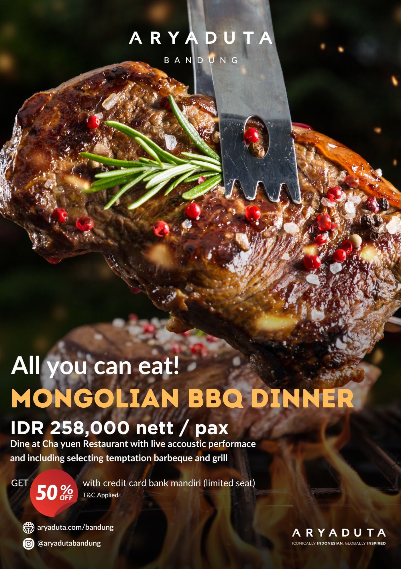 Mongolian BBQ Dinner at Aryaduta Bandung | What's New Indonesia